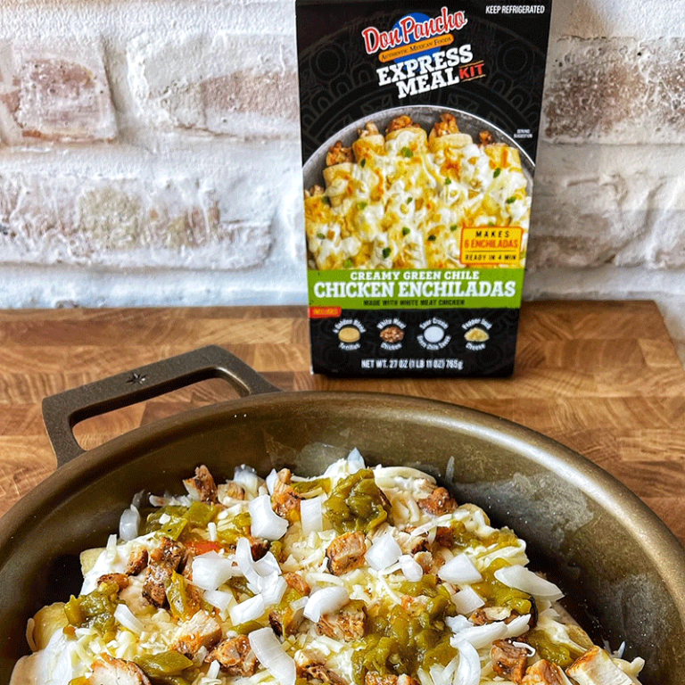 Creamy Green Chile Chicken Enchiladas Express Meal Kit- Specialty - Don ...
